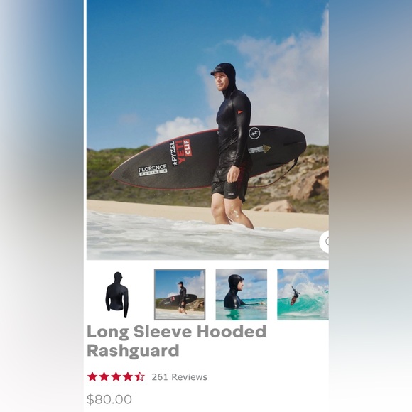 Florence Marine X | Swim | Florence Marine X Large Black Long Sleeve ...